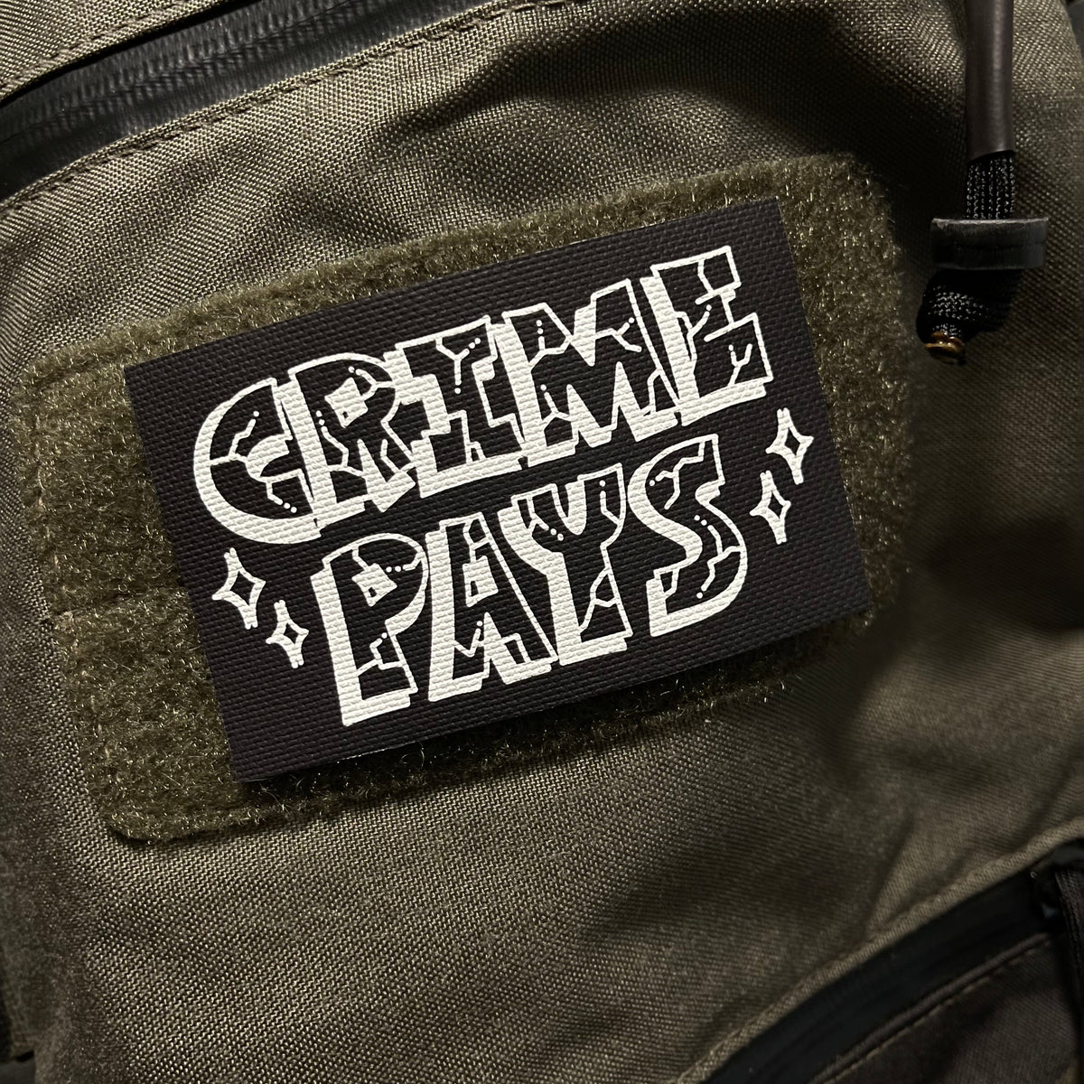 Crime Pays V2 4x2.5" Patch – UNKWN8
